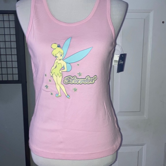 Disney | Tops | Nwt Disney Tinker Bell Y2k Starlet Jerry Leigh Pink ...